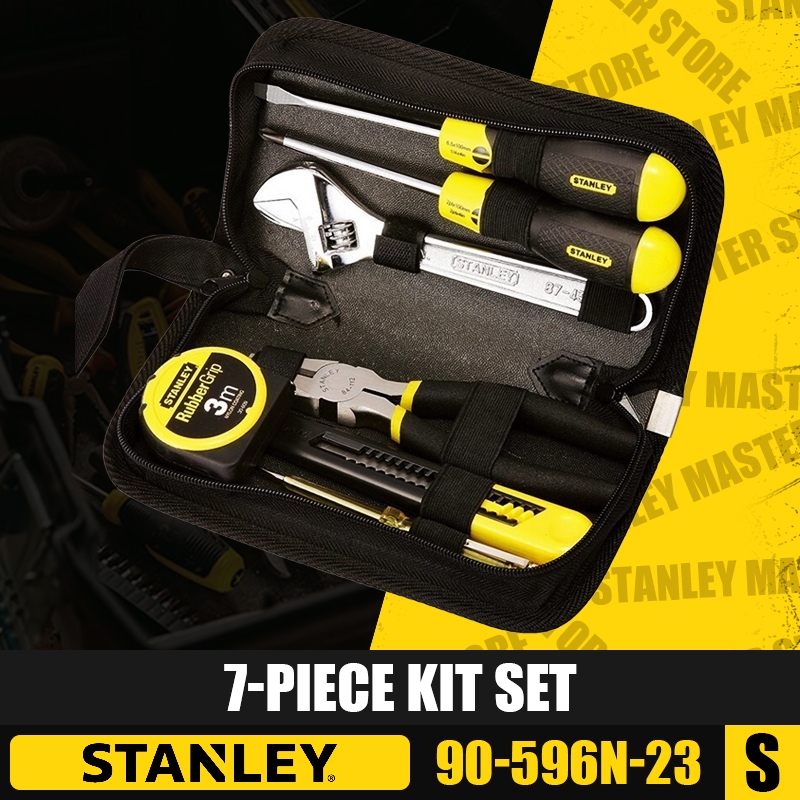 Stanley 90-596N-23 ชุด 7 ชิ้น ชุดเครื่องมือมือ ไขควง ประแจที่ใช้งาน คีม ...