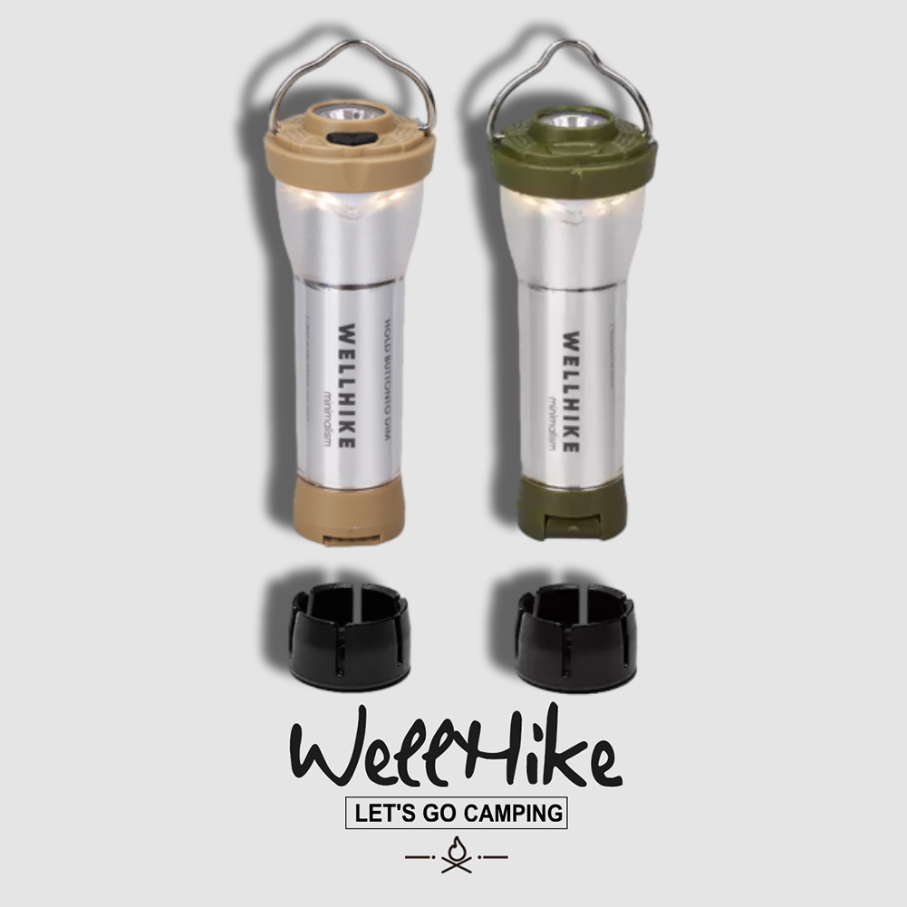 Wellhike ไฟแคมป์ปิ้ง LED กลางแจ้งพร้อมฐานแม่เหล็ก เข้ากันได้กับอุปกรณ์ GOAL ZERO ไฟฉุกเฉินแบบถือ ...