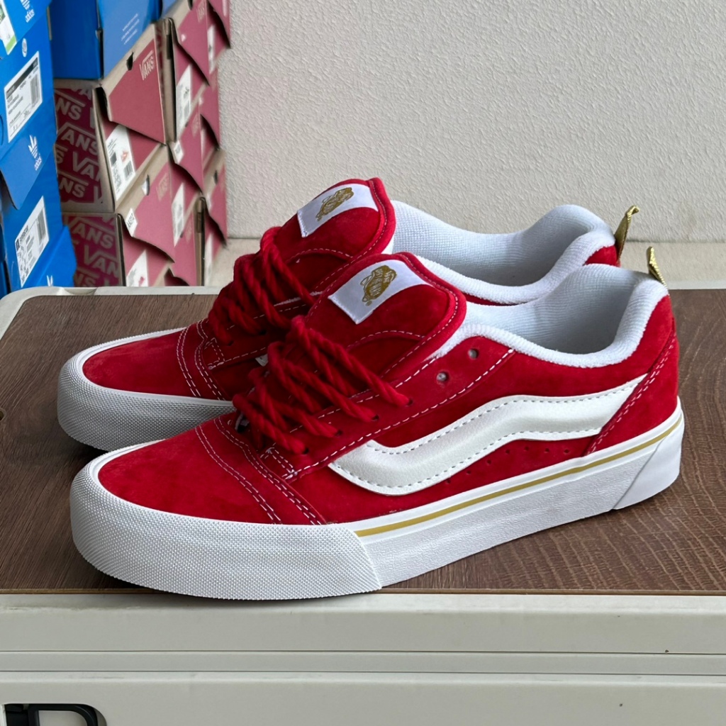 Vans Knu-Skool VR3 LX Vans Low-Top Retro Casual Vulcanized รองเท้าผ้าใบ ...