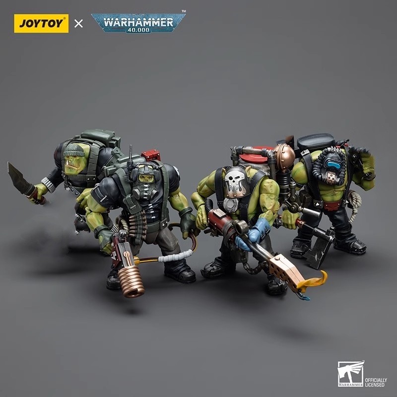 Joytoy Dark Source Warhammer 40K Ork Barbarian Special Forces Movable ...