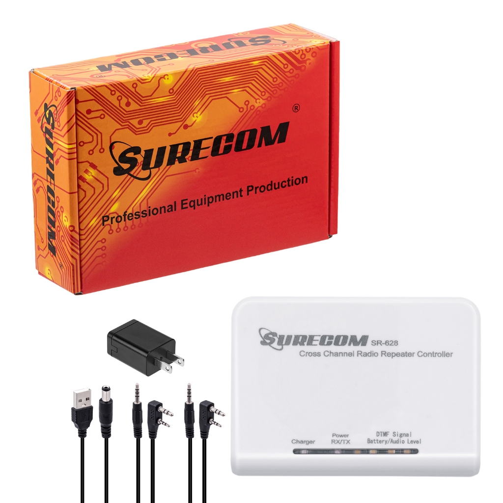 Surecom Sr 628 Cross Band Duplex Repeater Controller พร้อมสายวิทยุ Shopee Thailand