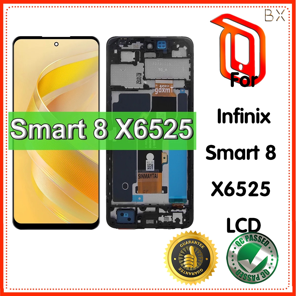 สําหรับ Infinix Smart 8 X6525 จอแสดงผล LCD Touch Screen Digitizer ...