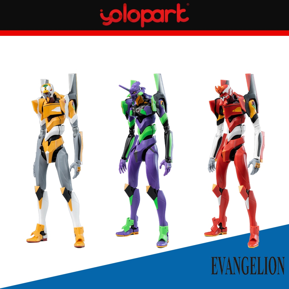 YOLOPARK AMK Series Evangelion 20cm EVA 00/01/02 Model Kit Pre-assembled Action Figures อีวานเก ...