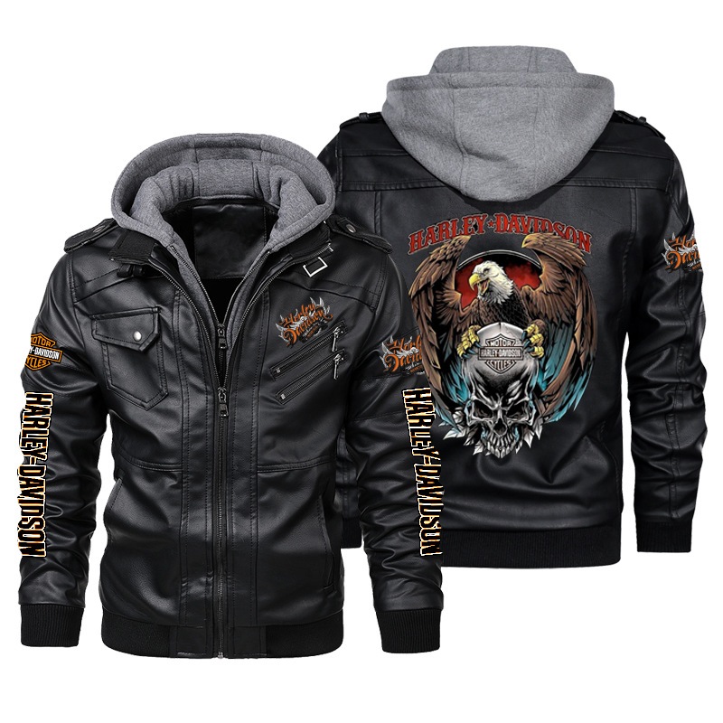 โลโก้การพิมพ์ casual punk motor jacket รถจักรยานยนต์ซิป street urban ...