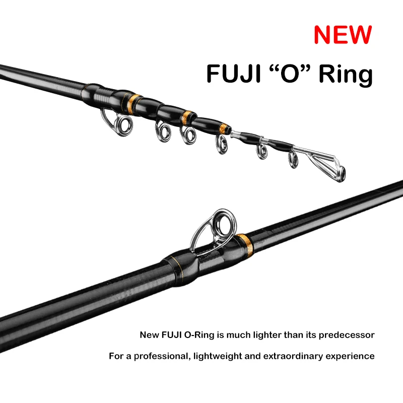 Purelure ใหม่ Telescopic Rod 1.86m 2.10m ML Power BFS 7ft Travel Rod ...