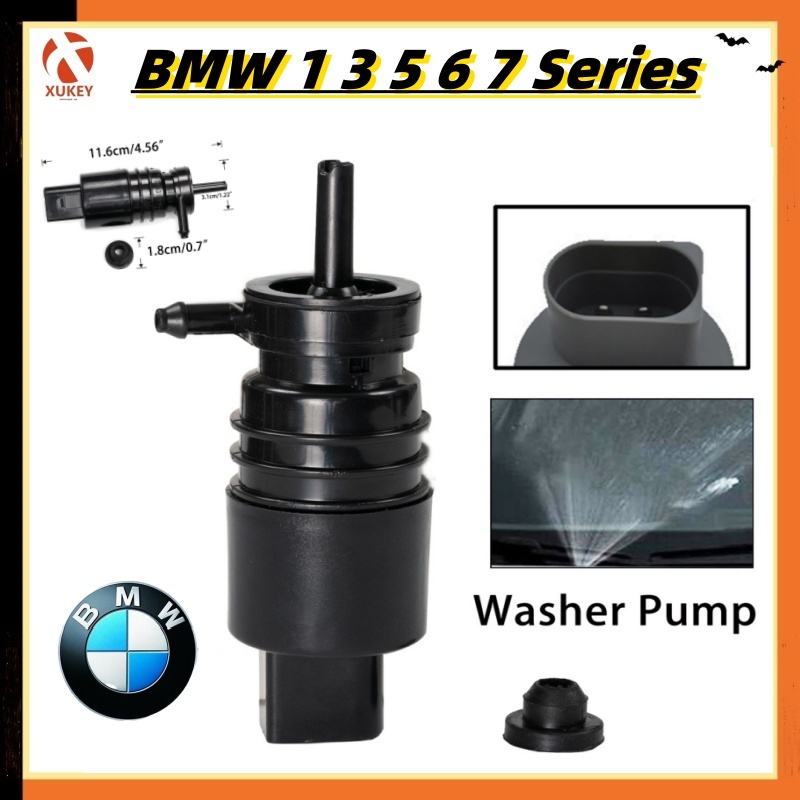 Bmw 1 3 5 6 7 Series กระจกรถยนต์ของเหลวเครื่องซักผ้าปั๊มมอเตอร์สําหรับ E46 E90 E91E93 E92 F30 M5 ...