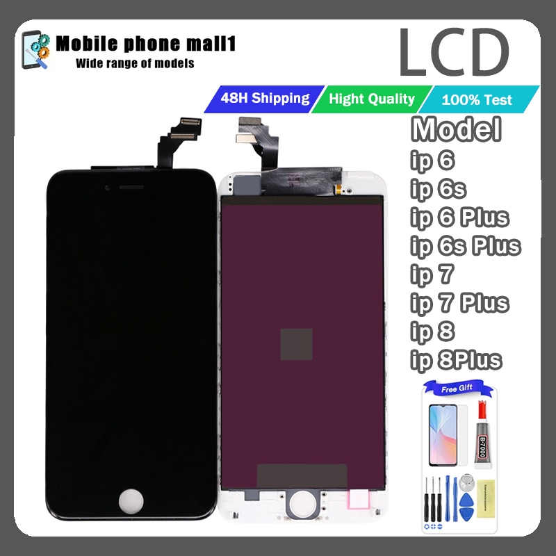 สําหรับ i6/i6s/i6 Plus/i6sp/i7/i7 Plus/i8/i8 Plus โทรศัพท์มือถือหน้าจอ ...