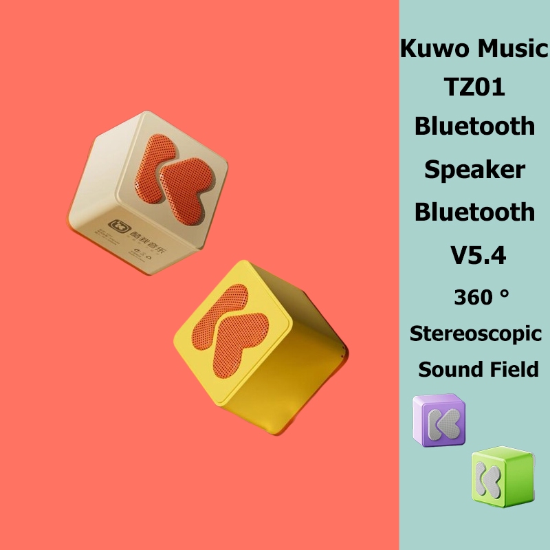 Kuwo Music ลําโพงบลูทูธซับวูฟเฟอร์ 360 องศากล่องเสียงรอบทิศทางสเตอริโอ ...