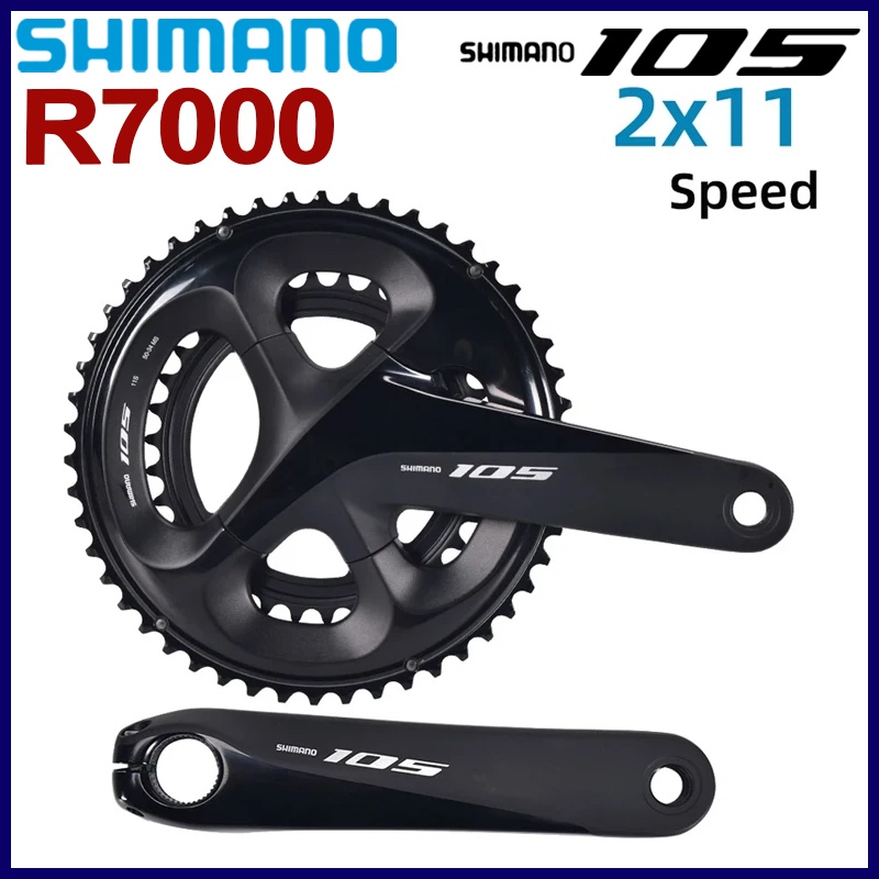Shimano 105 R7000 2x11 Speed Crankset 170mm 50-34T จักรยานเสือหมอบแขนข้อเหวี่ยงจักรยาน | Shopee ...