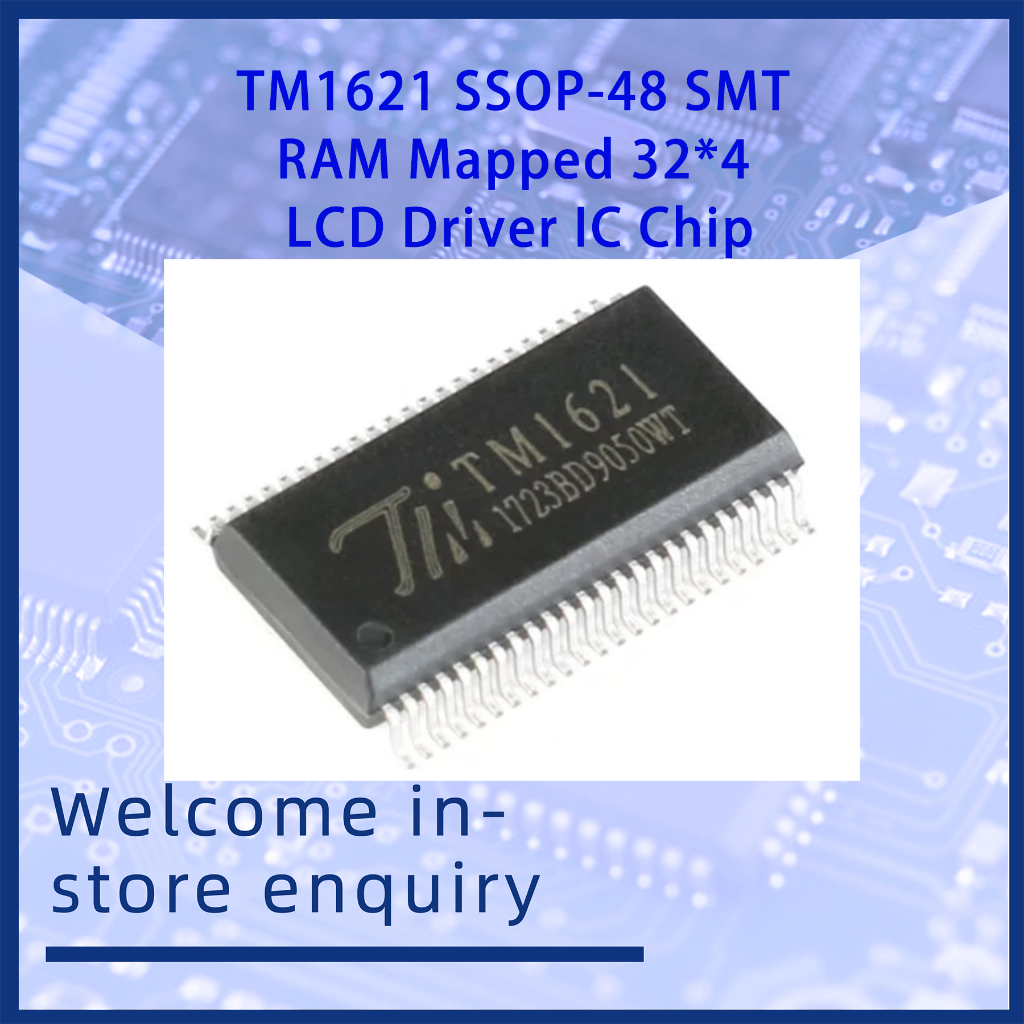 Tm1621 SSOP-48 SMT RAM Mapped 32*4 ชิป IC ไดร์เวอร์ LCD | Shopee Thailand