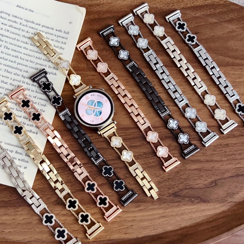 Clover Metal 14mm 18mm 20mm 22mm Huawei watch GT 5 Strap Huawei watch ...