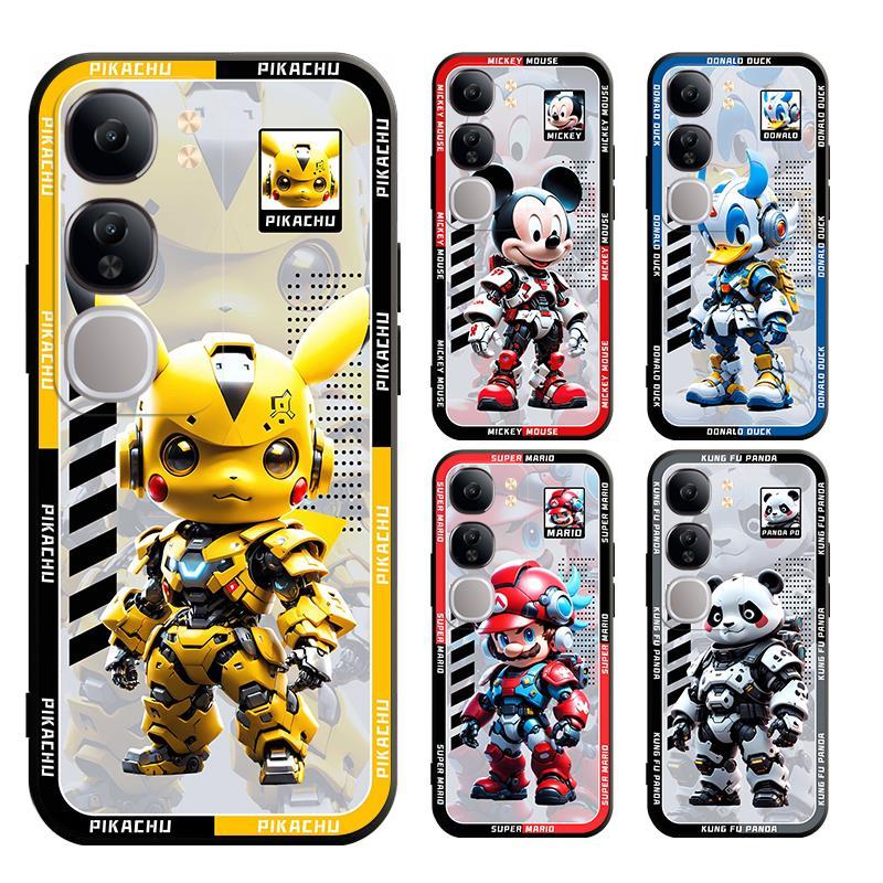 เคสสําหรับ VIVO V40 LITE Y19s Y200 V2417 V2419 4G 5G Mecha Pikachu กรณี ...