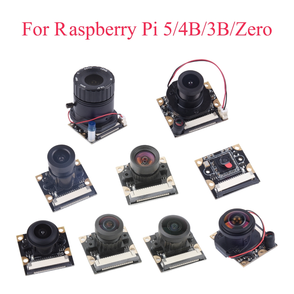 Raspberry Pi Night Vision โมดูลกล้อง HD พร้อมเติมแสง, สาย 5MP ชุดมุม ...