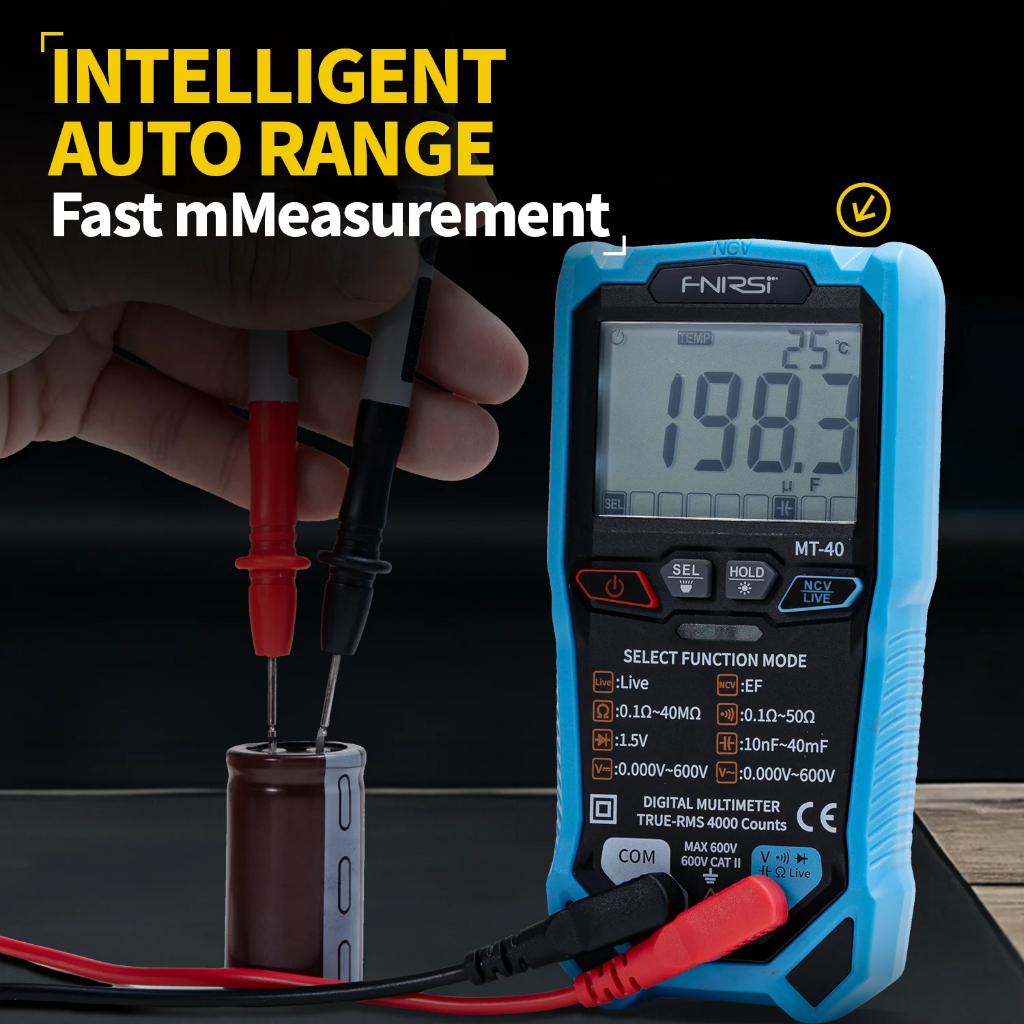 FNIRSI Intelligent multimeter High precision digital voice multimeter ...