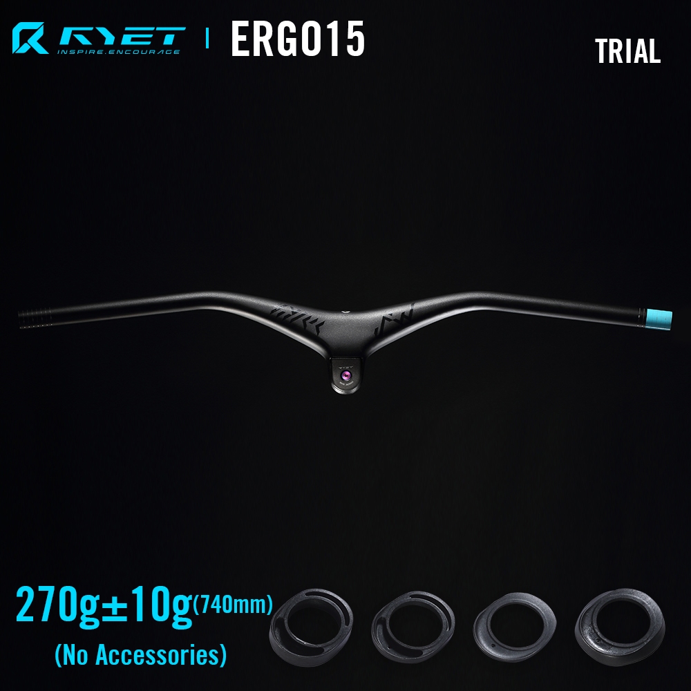 ใหม่ RYET คาร์บอนเต็มแบบบูรณาการ MTB Handlebar Rise 740 มม.-5 องศา UD ...