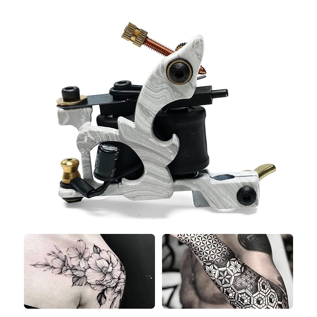 Wormhole Tattoo Gun Professional Alloy Rotary Tattoo Machine Copper ...