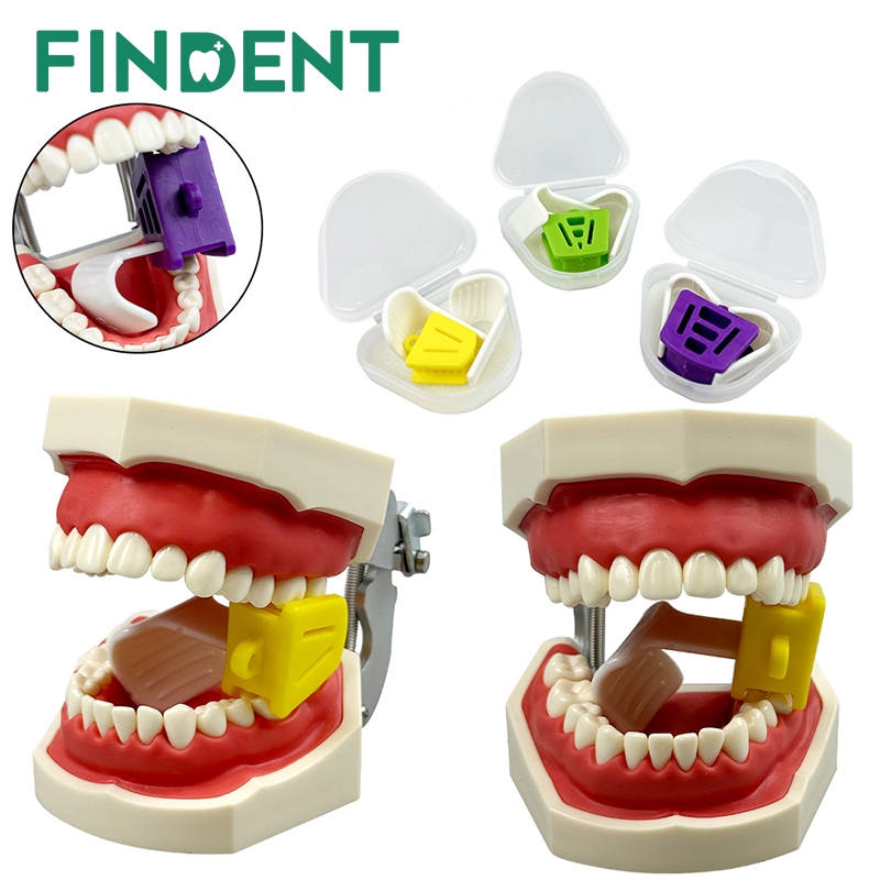 1 ชิ้นทันตกรรม Occlusal Pad ปากเปิด Prop กัดบล็อกซิลิโคน Autoclave ช่อง ...