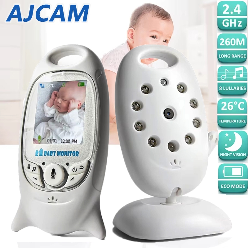 Vb601 เสียงไร้สายวิดีโอ Baby Monitor Night Vision วิทยุ Nanny เพลง ...