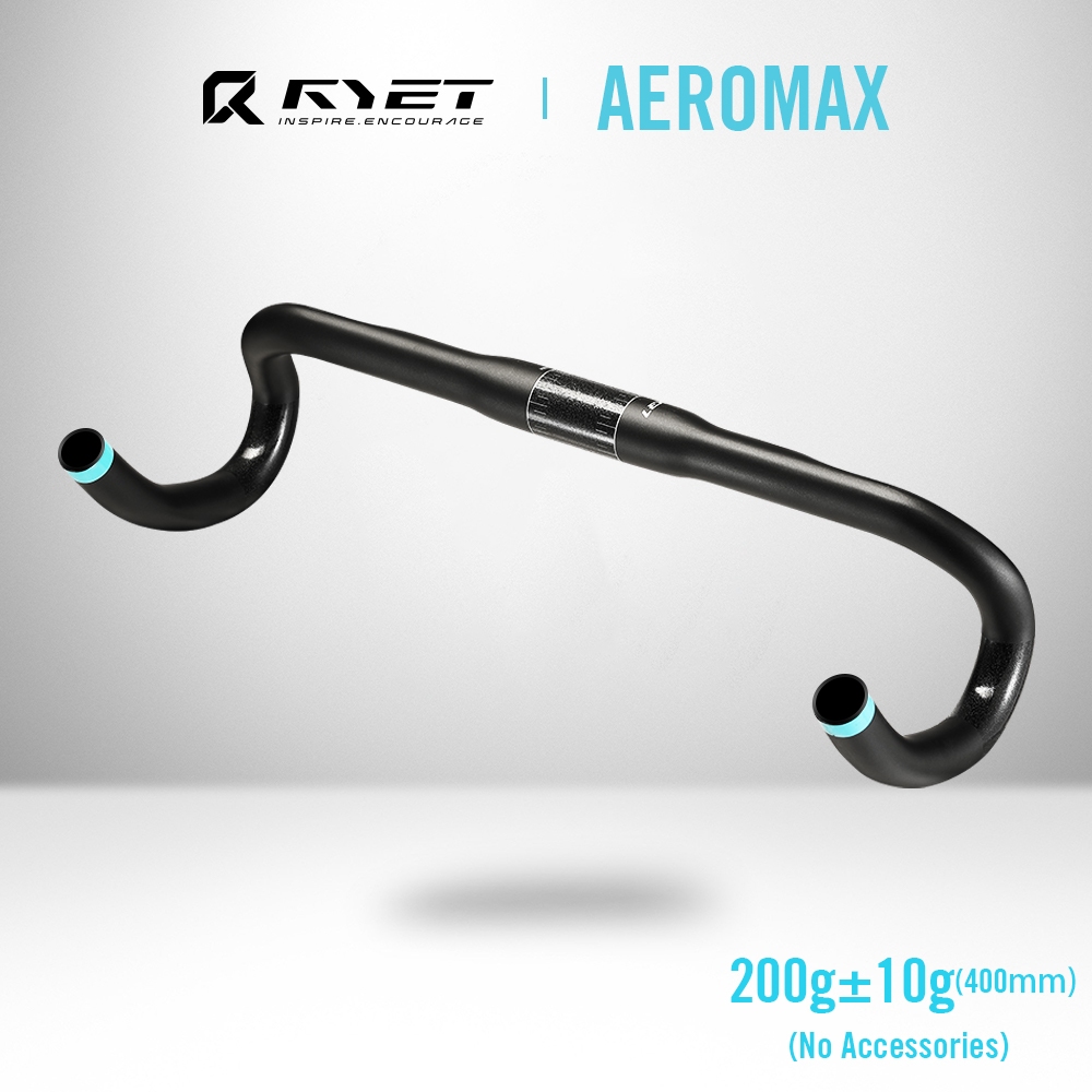 2023 RYET คาร์บอนเต็มแฮนด์จักรยาน 31.8 มม.380/400/420 DropBar RHM Rapid ...