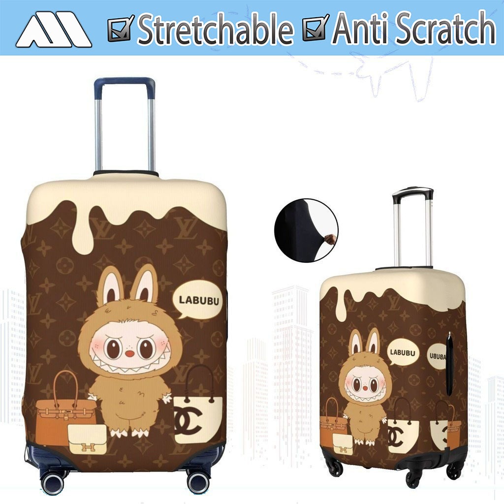 ผ้าคลุมกระเป๋าเดินทาง ลาบูบู้ ผ้าสแปนเด็กซ์ แบบยืดหยุ่น ยืดหยุ่น LABUBU ...