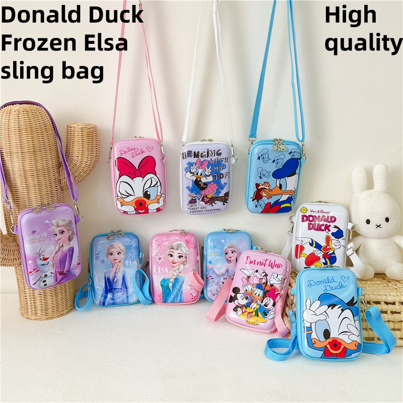 คุณภาพสูงเด็กสลิงกระเป๋า Donald เป็ดกระเป๋าเข็มขัด Donald Duck slingbag ...