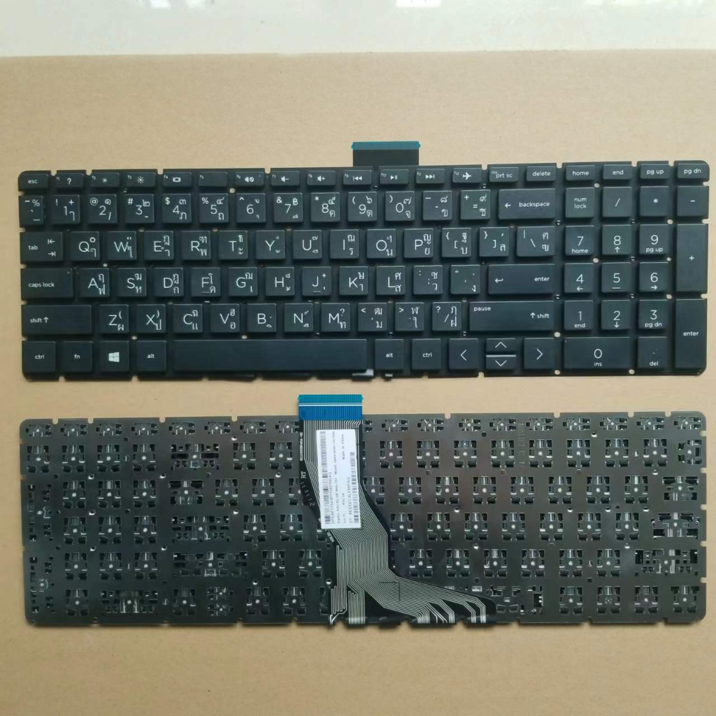 แป้นพิมพ์ใหม่สําหรับ HP Pavilion 15S-FQ 15S-EQ 15S-GU 15-BS 15-BW 15-DY ...