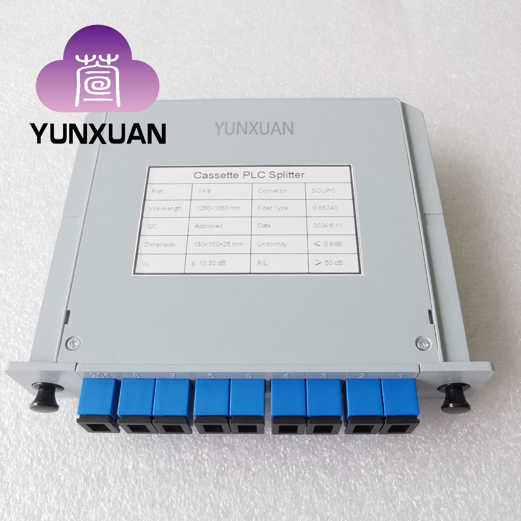 1*8 PLC Cassette Optical Box SC UPC APC | Shopee Thailand