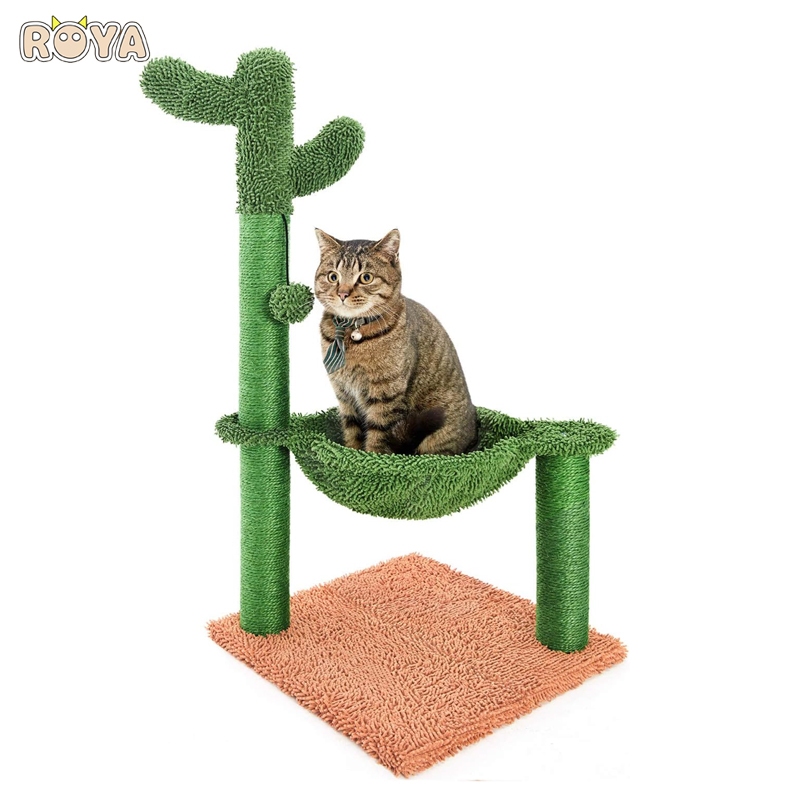 Roya Cat Climbing Frame ที่นอนแมวสัตว์เลี้ยงของเล่นกระโดดแพลตฟอร์ม ...