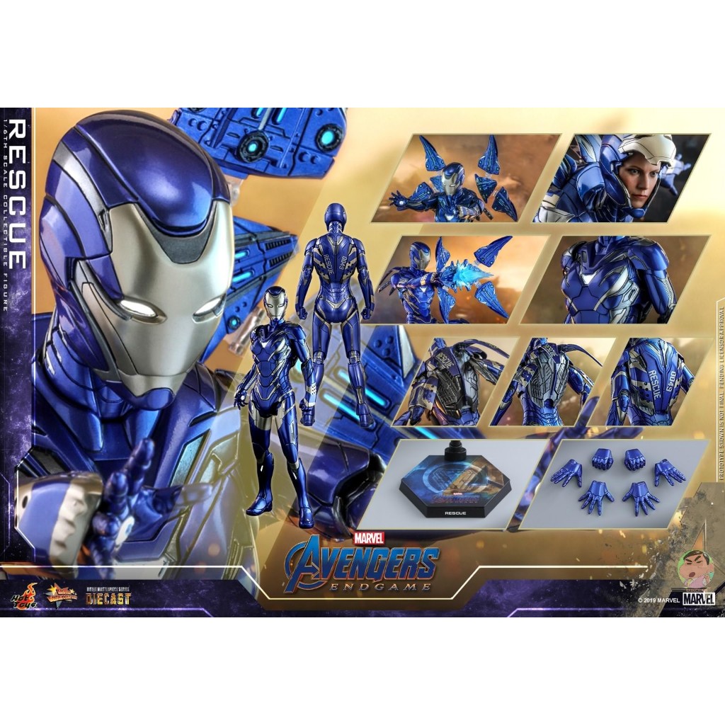 Hot Toys MMS538D32 Avengers : Endgame – Rescue 1/6th Scale Collectible ...