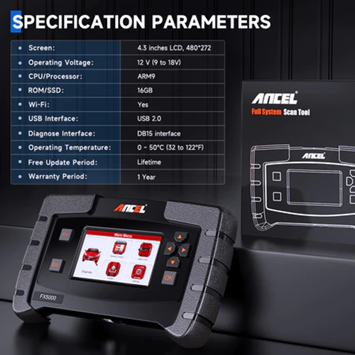 2023 ANCEL FX5000 เครื่องมือวินิจฉัยระบบทั้งหมดเครื่องสแกนเนอร์รถยนต์ ...