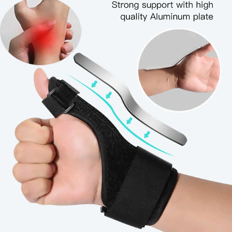 คุณภาพสูงข้อมือ Thumb Hand Support Protector เหล็ก Splint Stabiliser ...