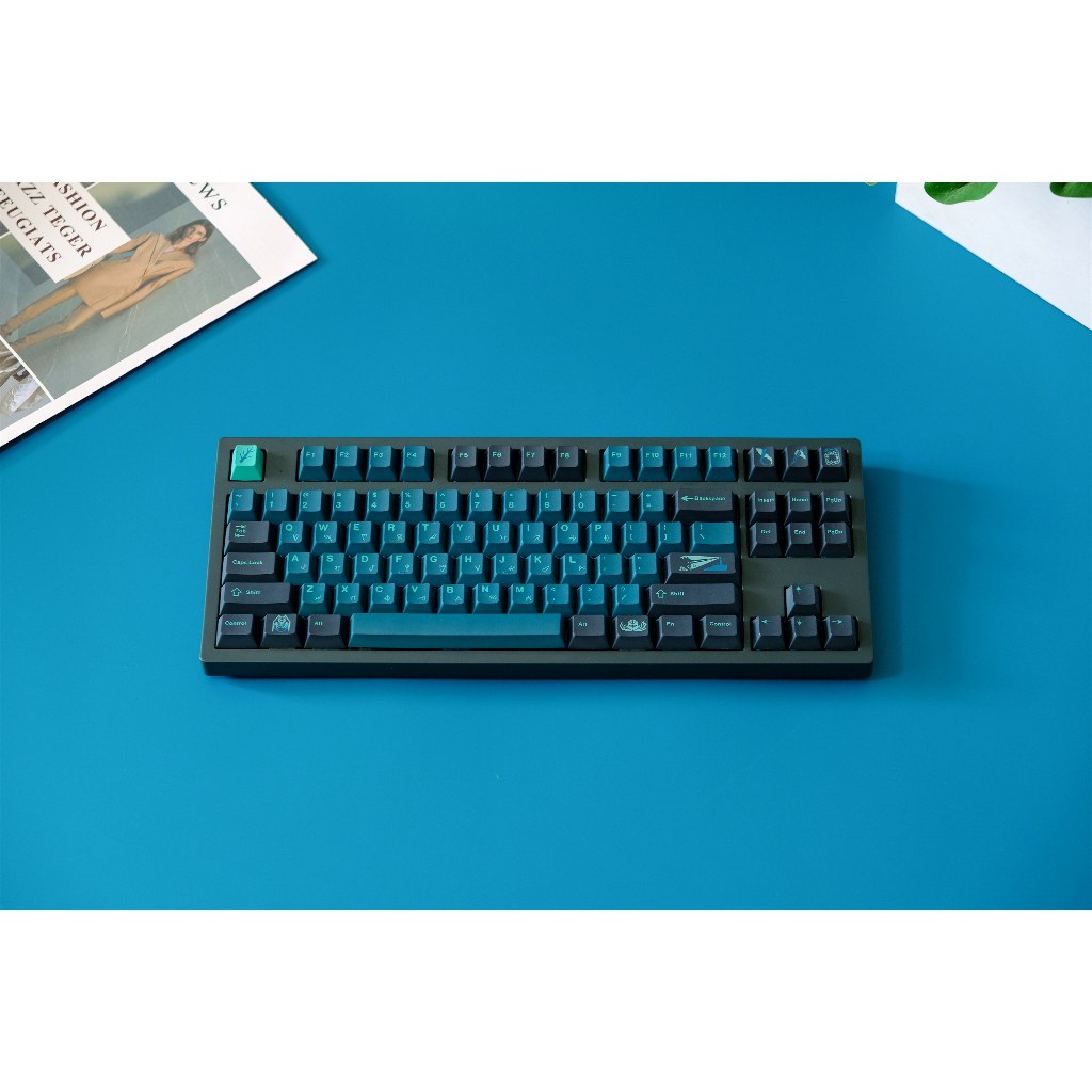 Gmk Abyss Keycaps 129 คีย์ PBT Cherry Profile DYE-SUB ส่วนบุคคลสําหรับ ...