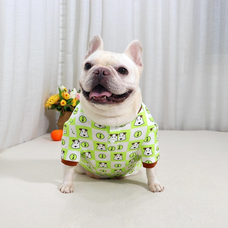 GOU-HOME เสื้อหมา หรับ French Bulldog ฤดูใบไม้ร่วงและฤดูหนาวสไตล์ ...