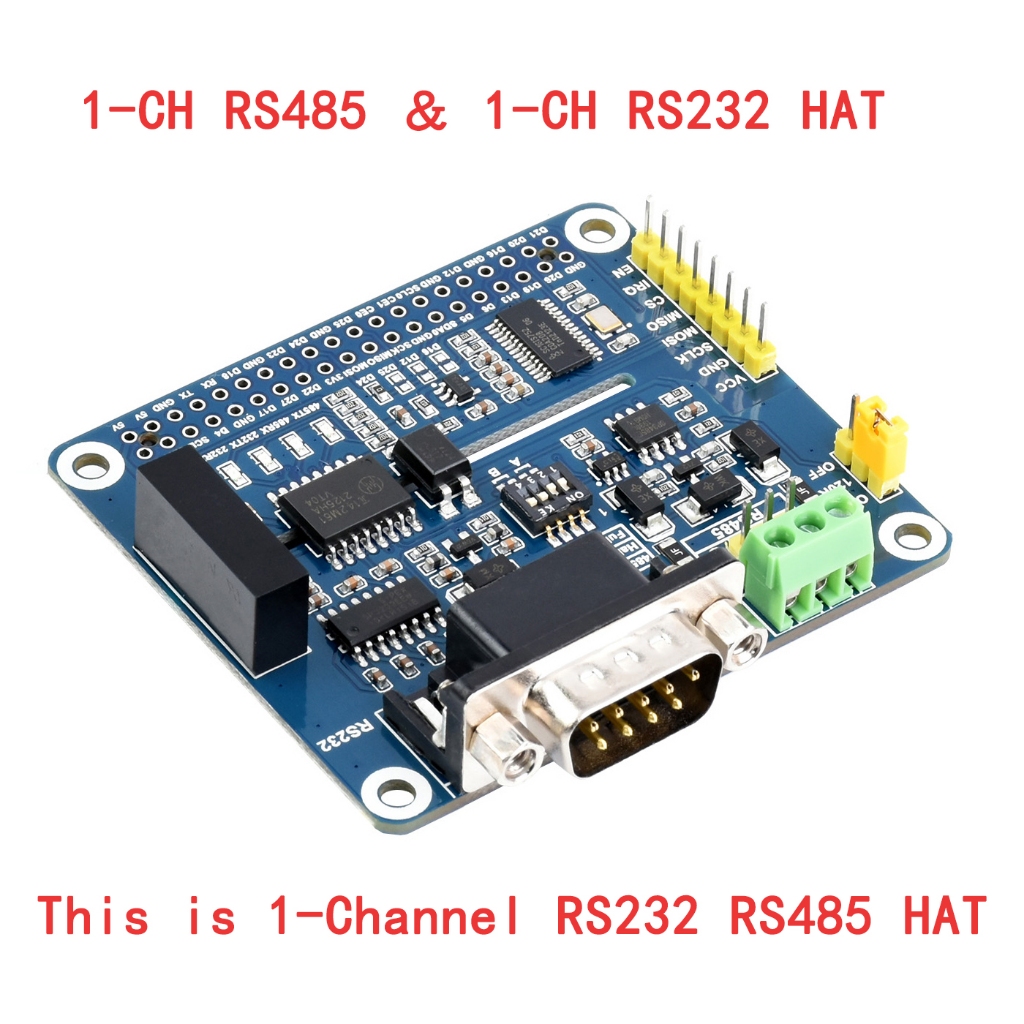 Rs232 RS485 บอร์ดขยายหมวกสําหรับ PI5 RPI Raspberry Pi Zero 2 W 3B 3 ...