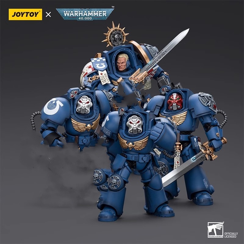 Joytoy Dark Source Warhammer 40K Ultramarine Terminator Squad 1:18 ...