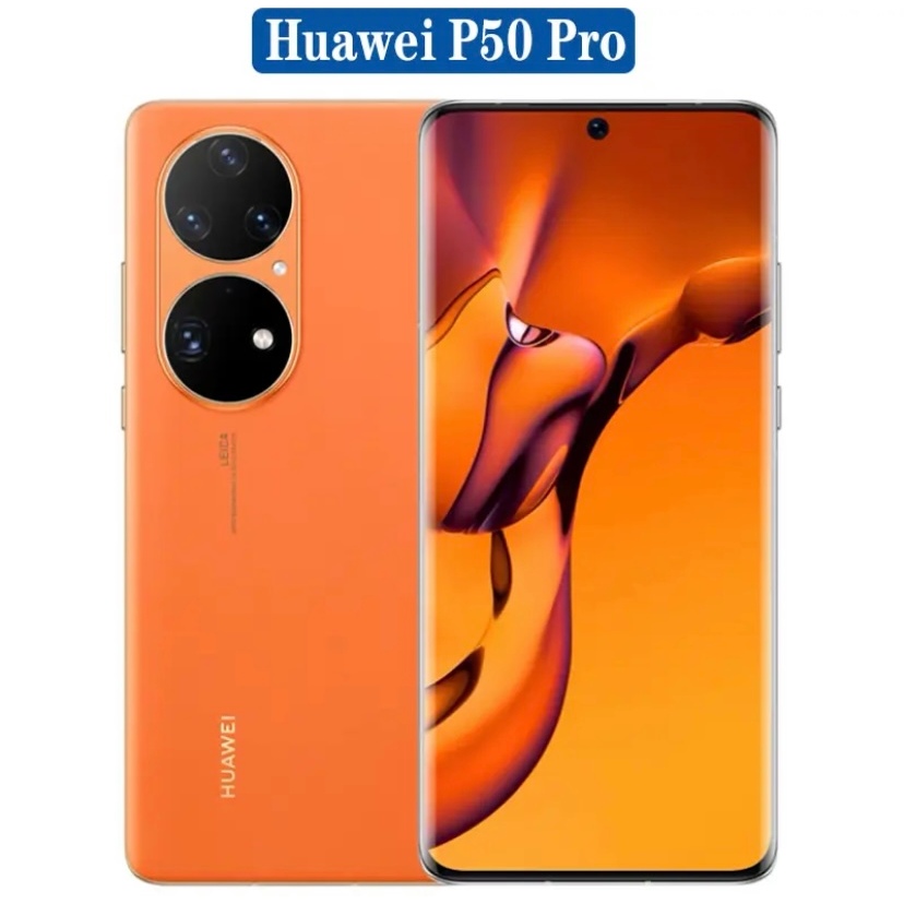 ต้นฉบับอย่างเป็นทางการใหม่ Huawei P50 Pro 4G โทรศัพท์มือถือ 6.6 "120Hz HarmonyOS Snapdragon 888 ...