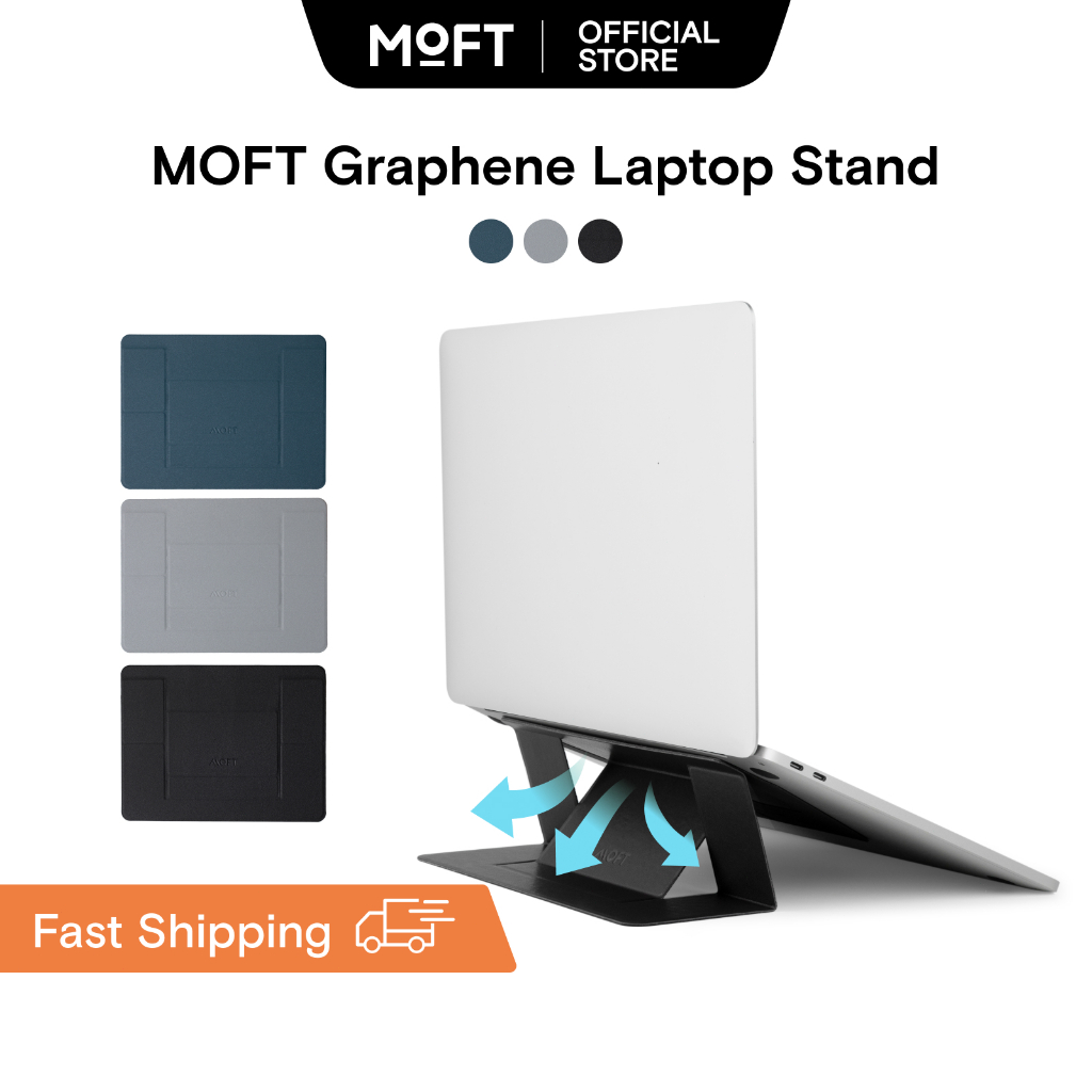 MOFT Cooling Laptop Stand ใหม่ล่าสุด ขาตั้งแล็ปท็อป ระบายอากาศ ใช้ซ้ําได้ 11.6-15.6 นิ้ว ...
