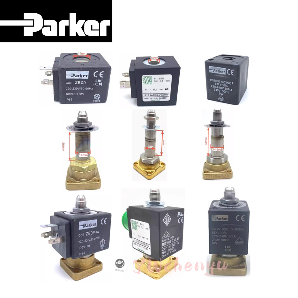 KT09 Parker ZB09 YB09 Solenoid วาล์วสําหรับน้ํา Inlet Wega EXPOBAR ...