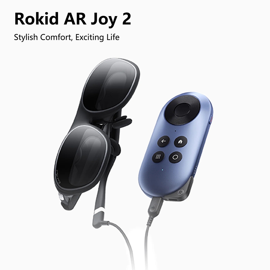 Rokid Max 2 แว่นตาอัจฉริยะ Ar Lite 3D เกมดูอุปกรณ์สถานีสมาร์ทแบบพกพา ...