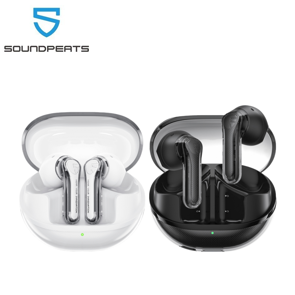 Soundpeats Clear-Pods Bluetooth 5.3 Eabuds Dual-mic Headphones โหมดเกม ...