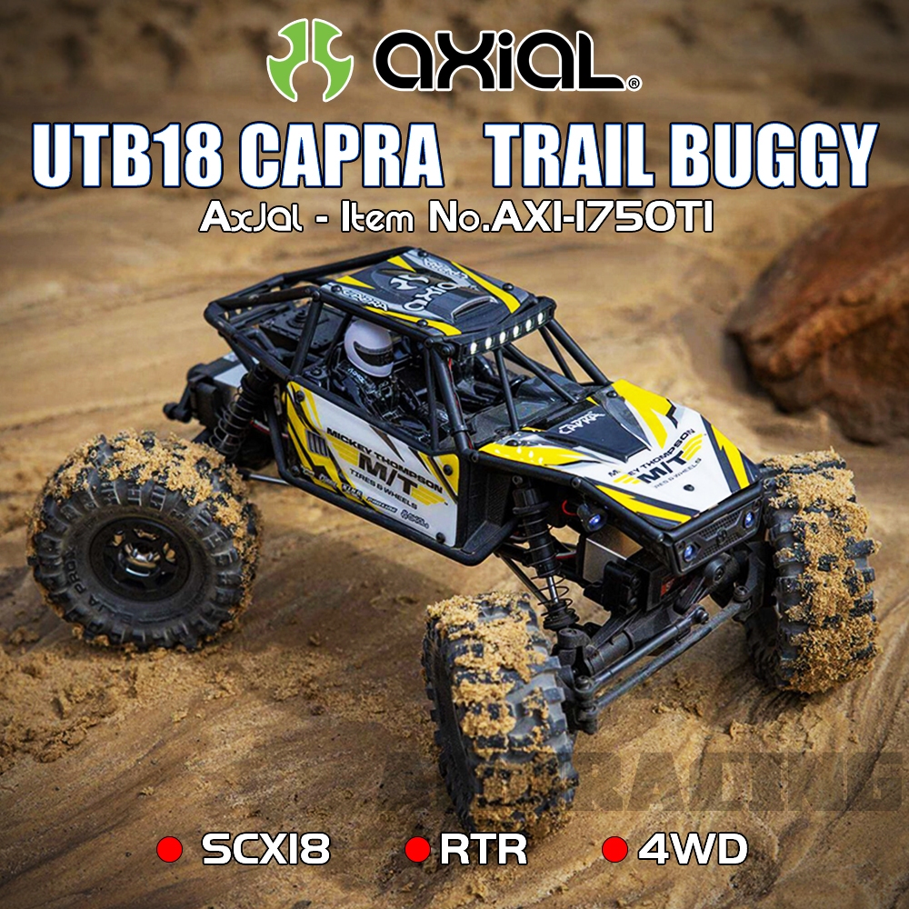 Axial UTB18 Capra Crawler Trail Buggy RTR 4WS 4WD 1/18 RC รีโมทคอนโทรล ...
