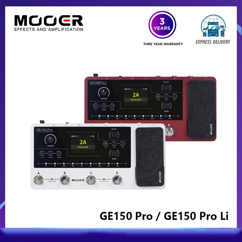 Mooer GE150 Pro/GE150 Pro Li Guitar แอมป์มัลติเอฟเฟกต์ | Shopee Thailand