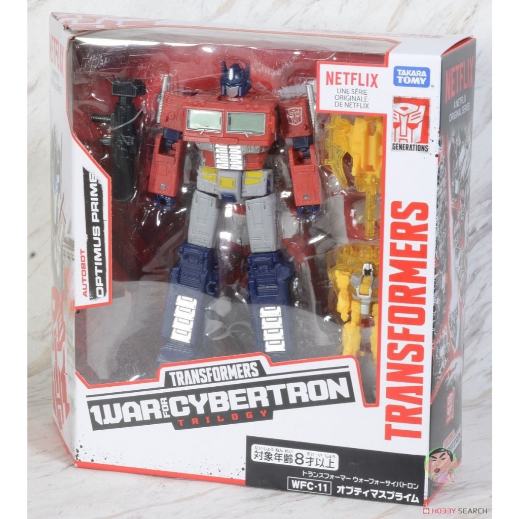 TakaraTomy Transformers NETFLIX Edition WFC-11 Optimus Prime Action Figure | Shopee Thailand