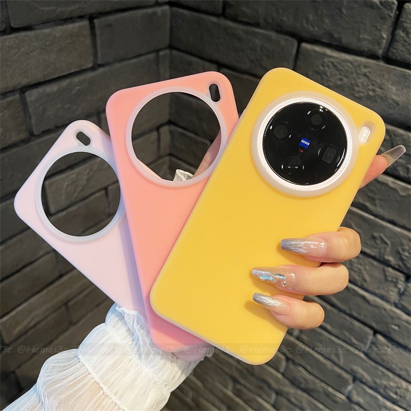 สําหรับ Vivo X200 Pro Mini Casing Liquid Silica Gel Hard Drop-resistant ...