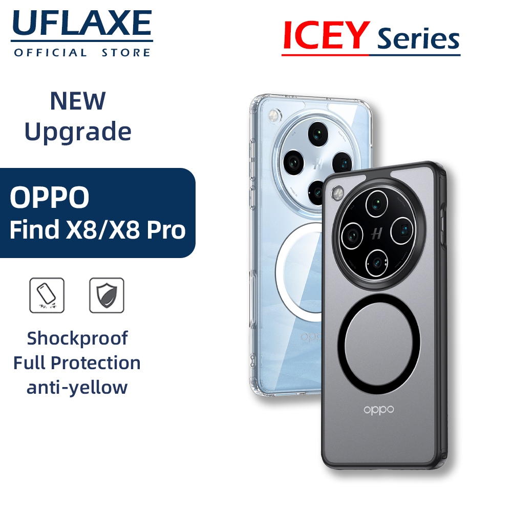 Uflaxe ICEY Magnetic Case สําหรับ OPPO Find X8 Pro / OPPO Find X8 ...