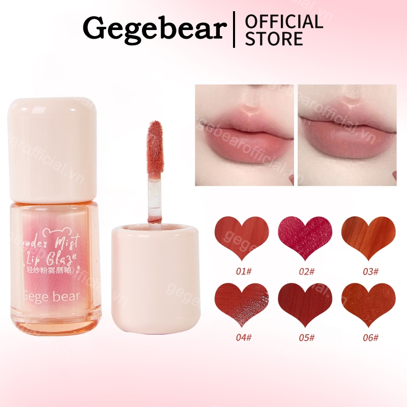 Gegebear Gegebear Light Gauze Powder Mist ลิปกลอส | Shopee Thailand