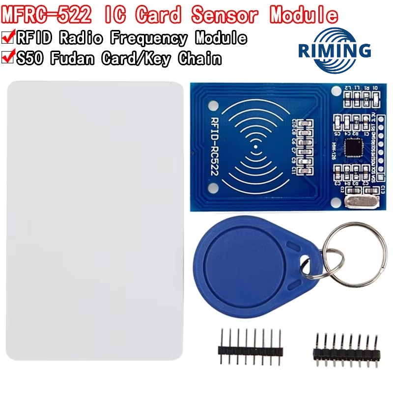 Mfrc-522 RC522 RFID RF card sensor โมดูลส่ง S50 Fudan card, พวงกุญแจ ...