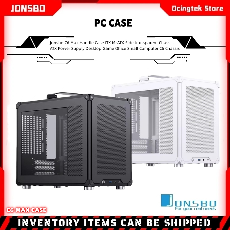 Jonsbo C6 Max Handle Case ITX M-ATX Chassis ATX Power Supply Desktop ...