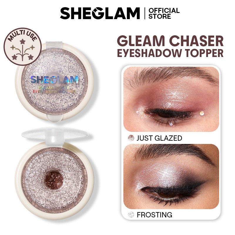 Sheglam Gleam Chaser Eyeshadow Topper-5 สี Glitter Eyeshadow Powder ...