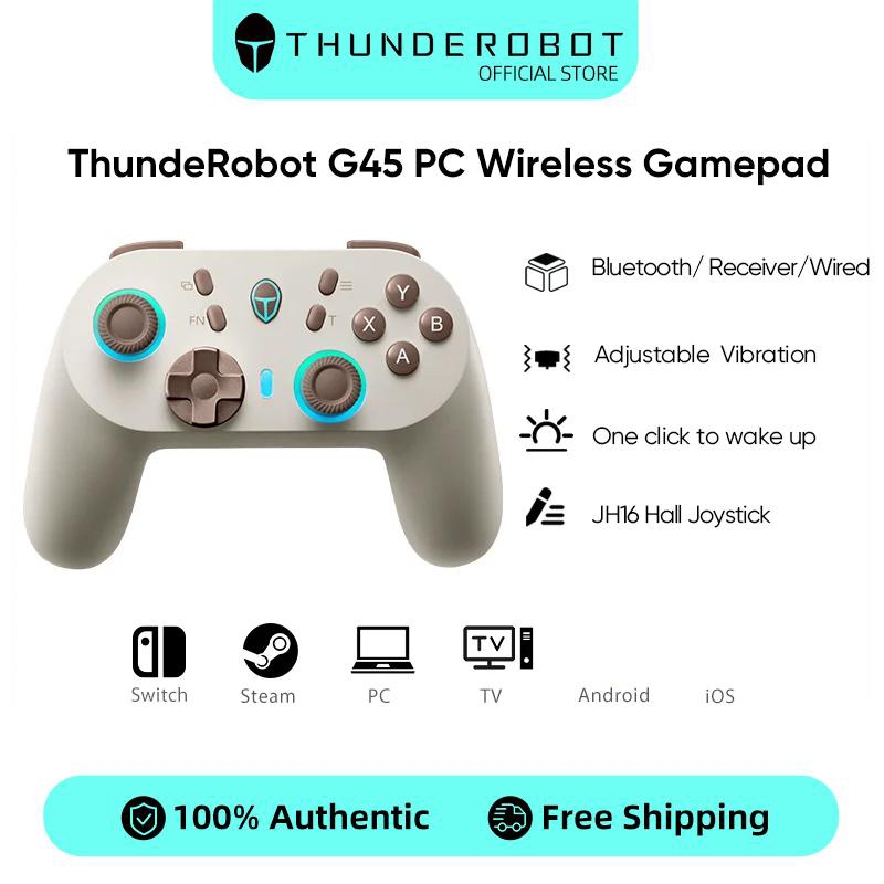 Thunderobot G45 Xbox-like Gaming Controller, Tri-โหมดแบบมีสาย 2.4G ... Thunderobot G45 Xbox-like Gaming Controller, Tri-โหมดแบบมีสาย 2.4G ...